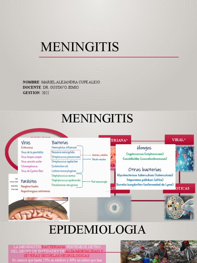 MENINGITIS | PDF | Meningitis | Medicina CLINICA