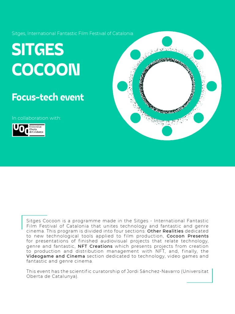 Sitges Cocoon: Focus-Tech Event | PDF | Video Games