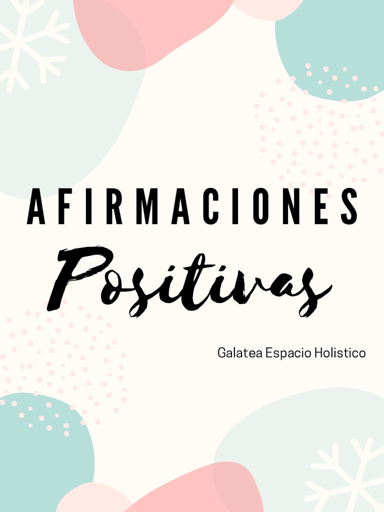 Manual Afirmaciones Positivas | PDF | Mente | Realidad