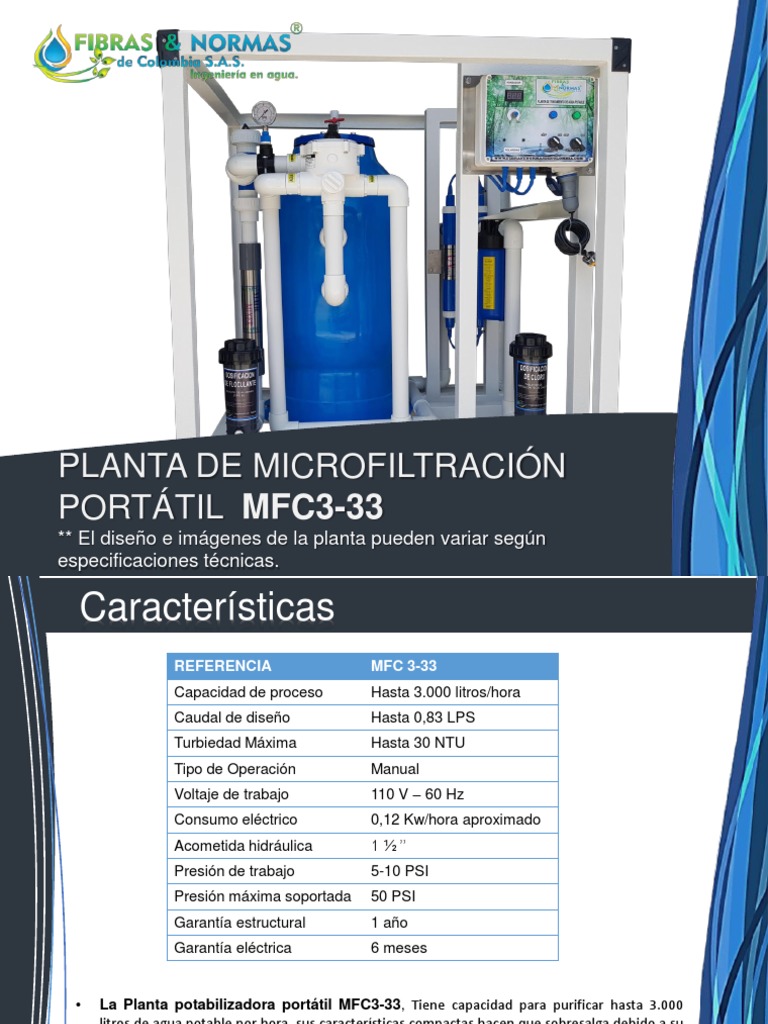 MFC3-33 Actualizado | PDF | Agua | Ultravioleta