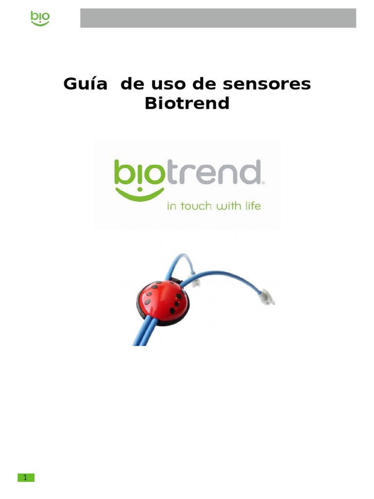 Biotrend Guia Sensores | PDF | Especialidades Medicas | Medicina CLINICA