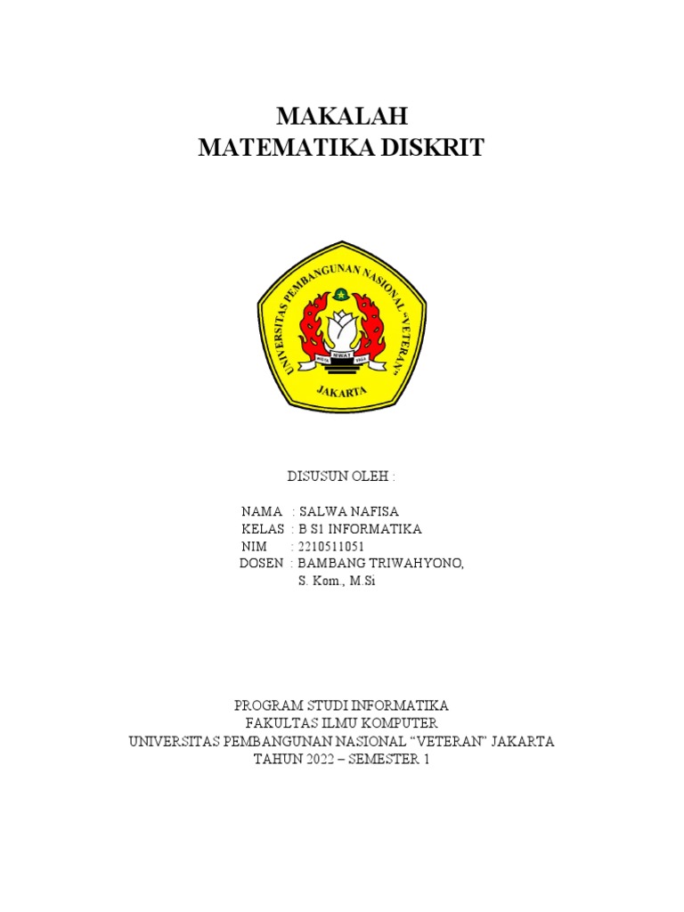 Makalah Mat Diskrit | PDF