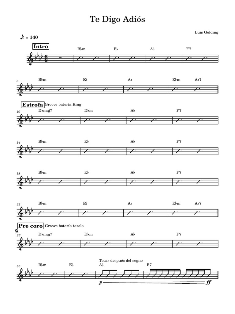 1.te Digo Adiós | PDF
