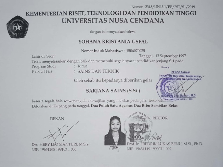 Foto Copy Ijazah | PDF