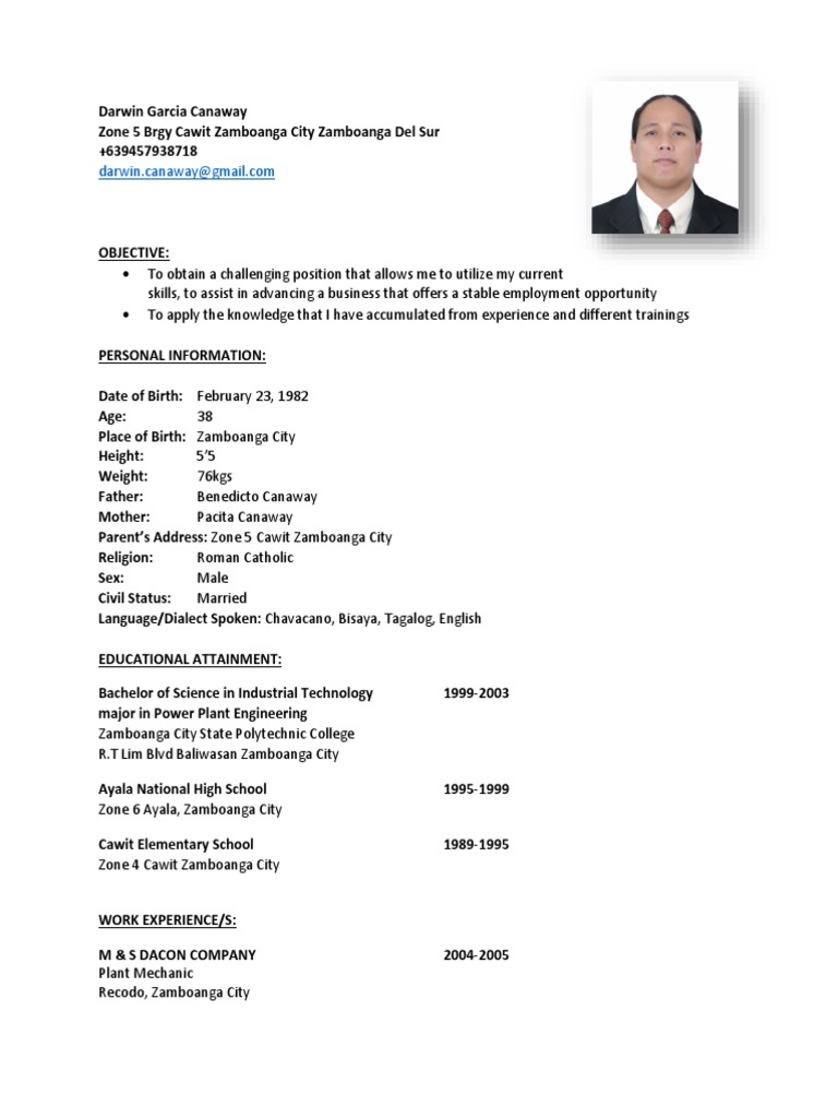 Resume 7 | PDF