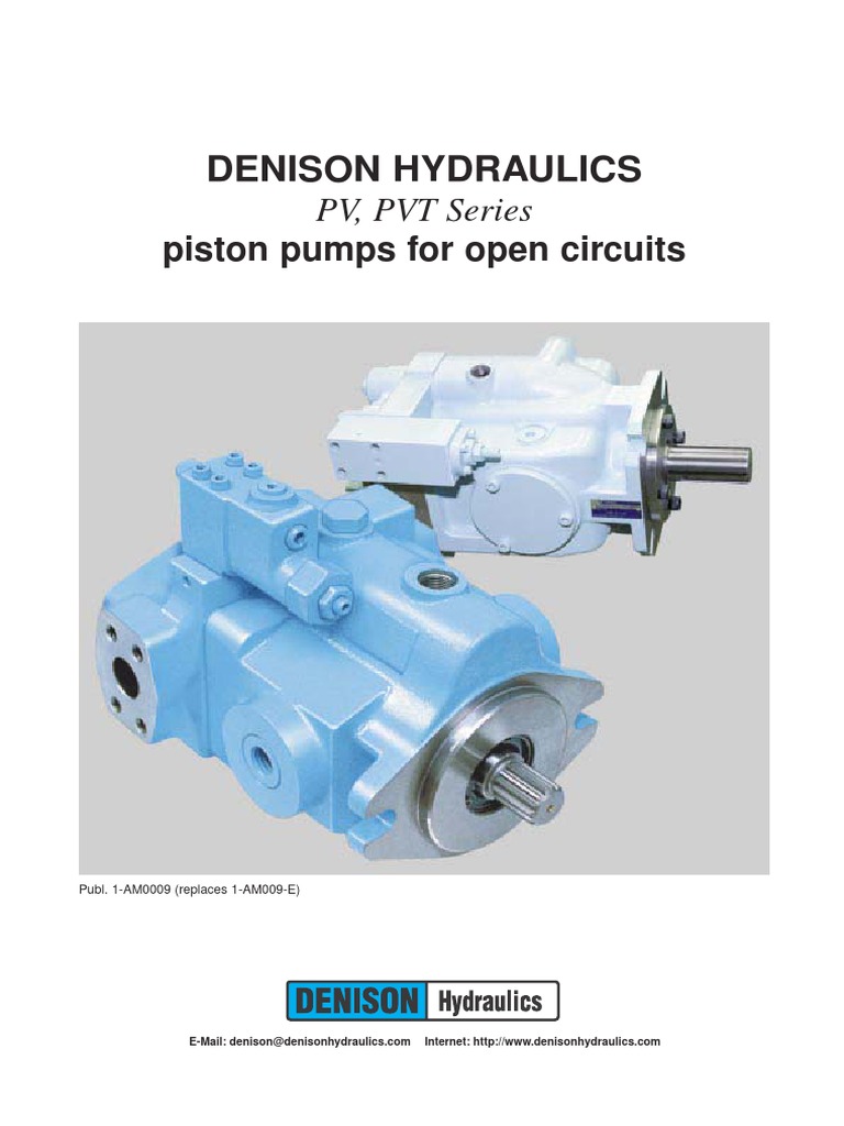 Denison Hydraulics Piston Pumps Overview | PDF | Pump | Valve