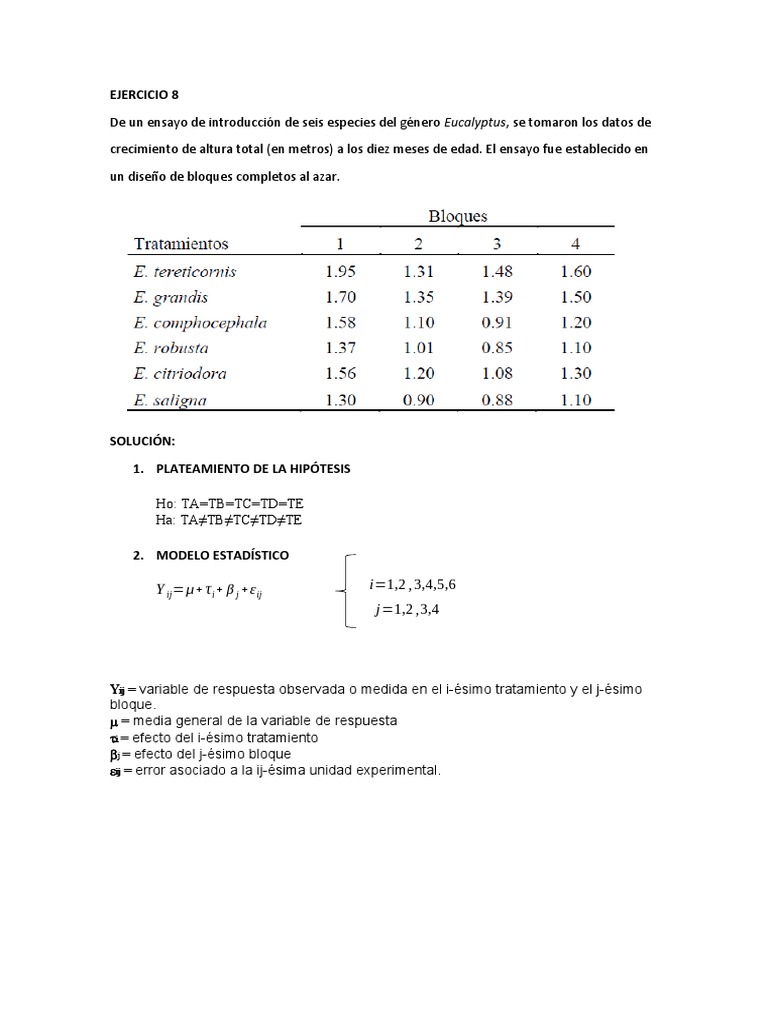 Ejercicios 8 y 9 | PDF