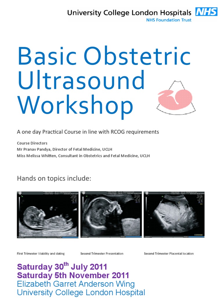 UCLH Basic Obstetric Ultrasound Course 2011 | Obstetrics | Pregnancy