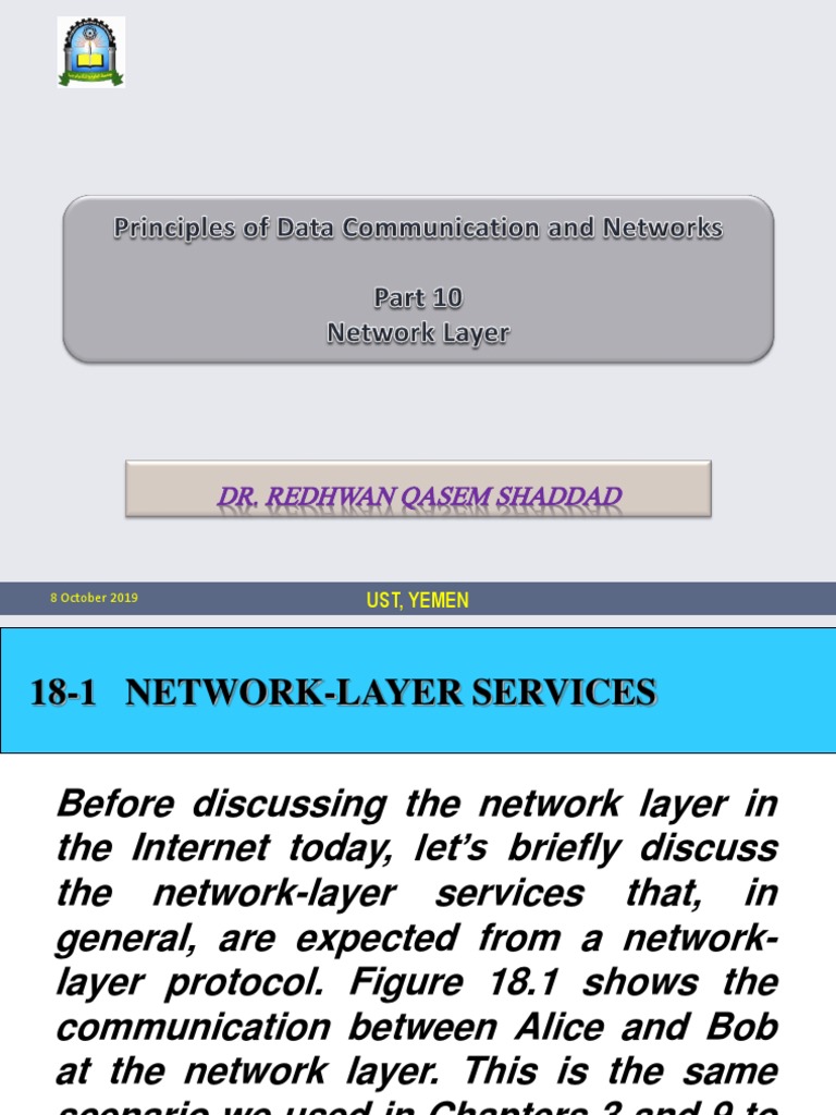 PDCN - Part10 Network Layer | PDF | Ip Address | Internet Protocols