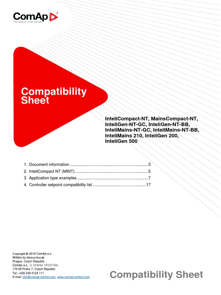 Product Compatibility Sheet Rev 1 4 | PDF | Mains Electricity | License
