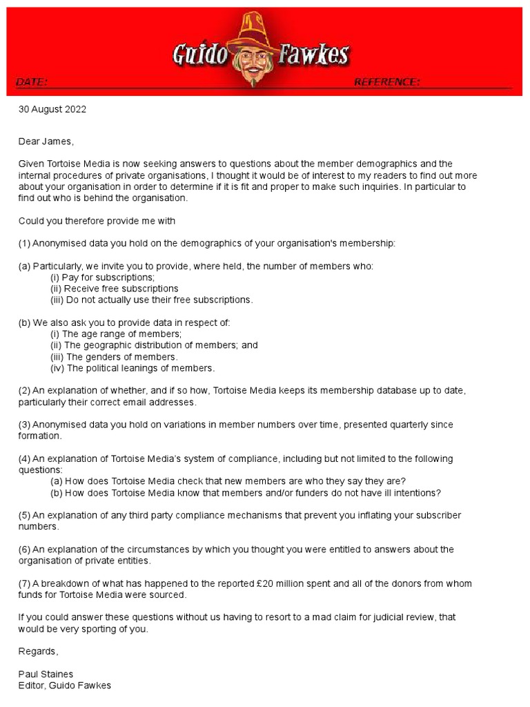 GGN Harding Letter | PDF | Politics | Social Science