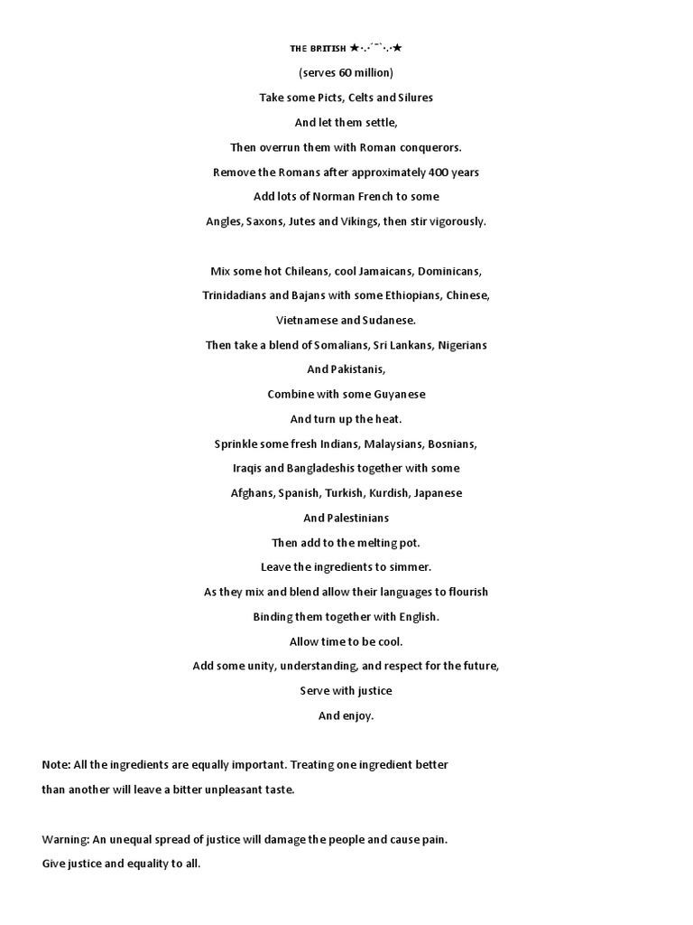 Poema The British | PDF