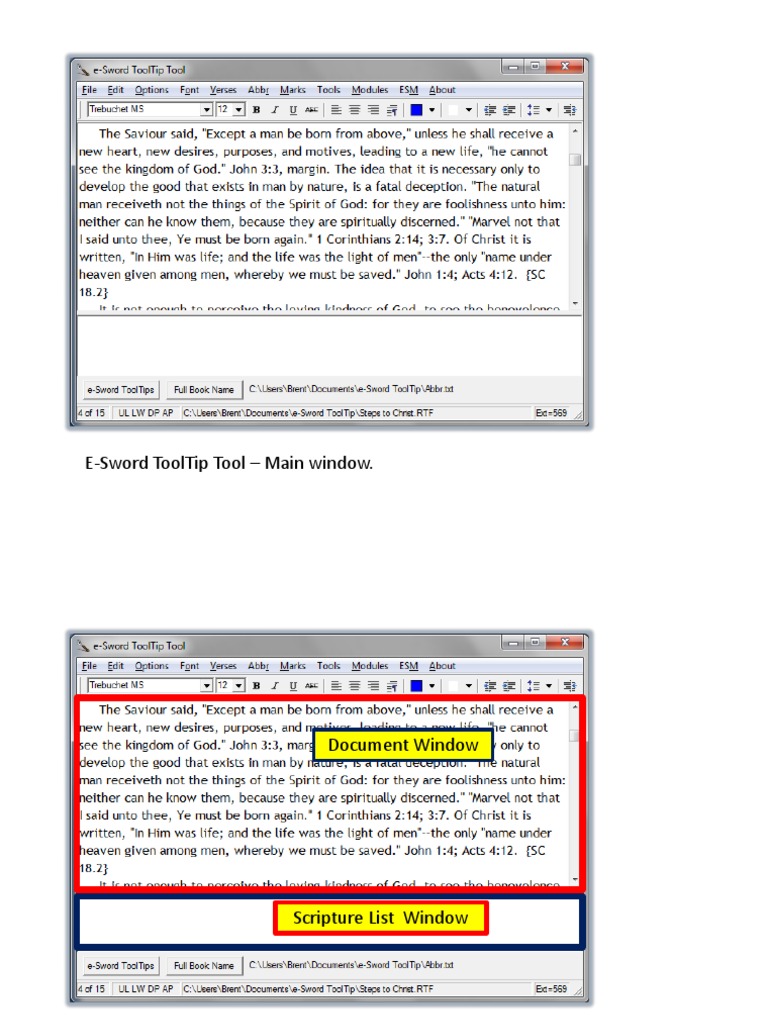 E-Sword ToolTip Tool | PDF | Computer Science | Computer Programming E-Sword ToolTip Tool | PDF | Computer Science | Computer Programming