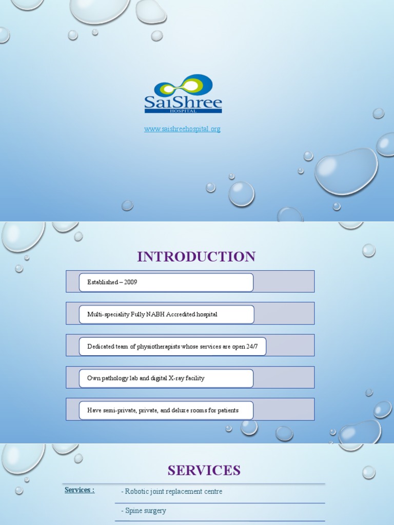 Saishree Hospital | PDF | Surgery | Physical Therapy