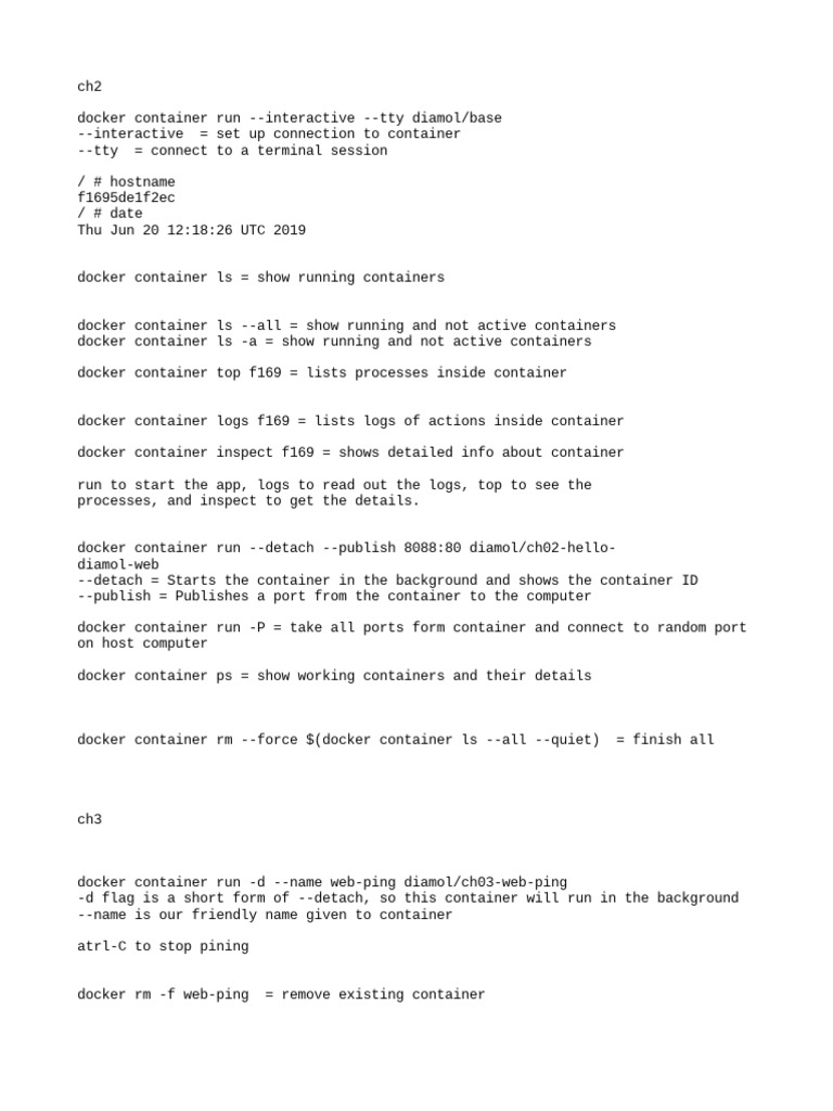 Docker Notes Pdf Software Engineering Computing