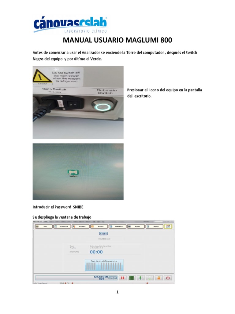Manual de Usuario Maglumi 800 | PDF | Calibración