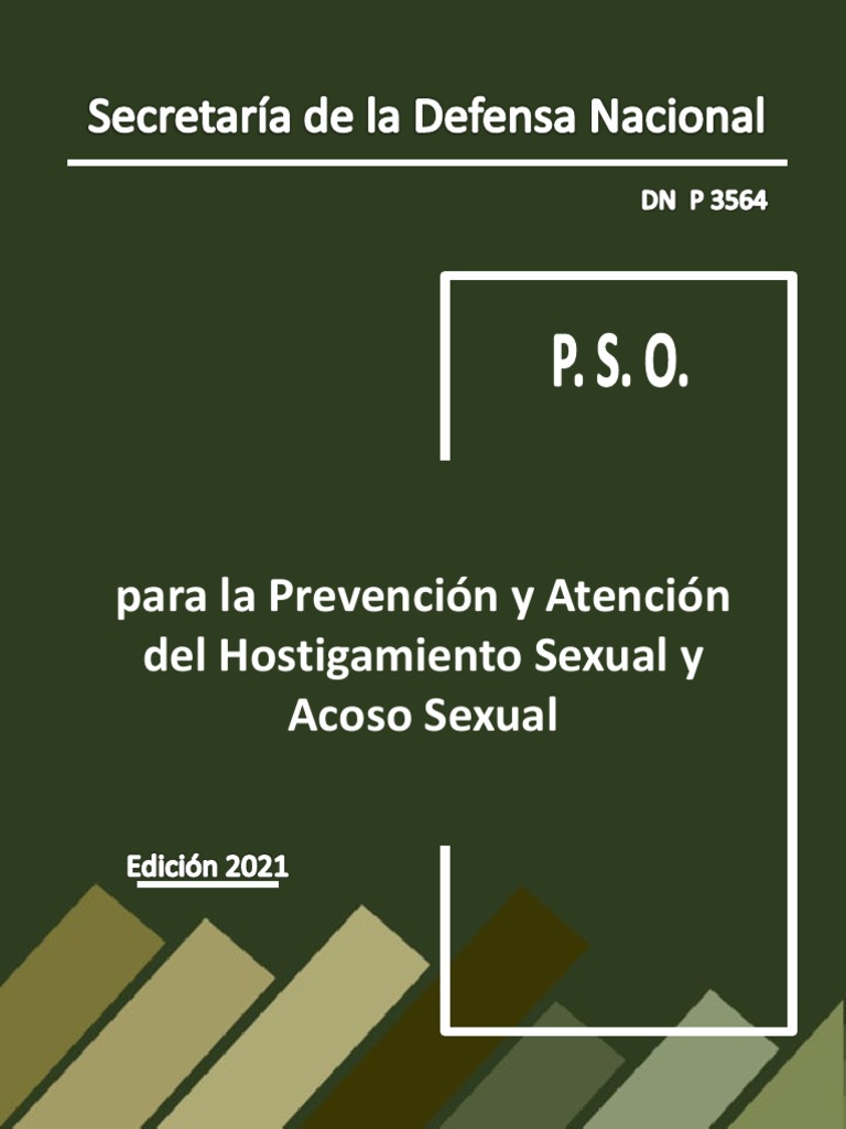 Pso Hostigamiento Y Acoso2021 Pdf La Violencia Contra Las Mujeres