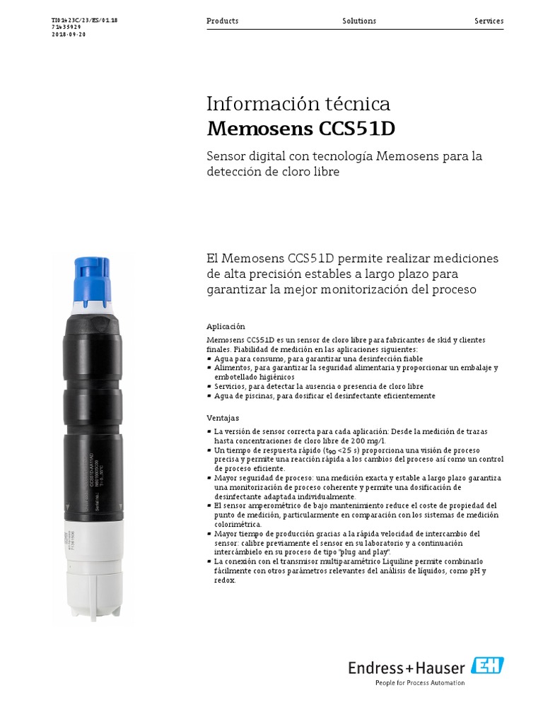 CCS51D - Ti | PDF | Medición | Calibración