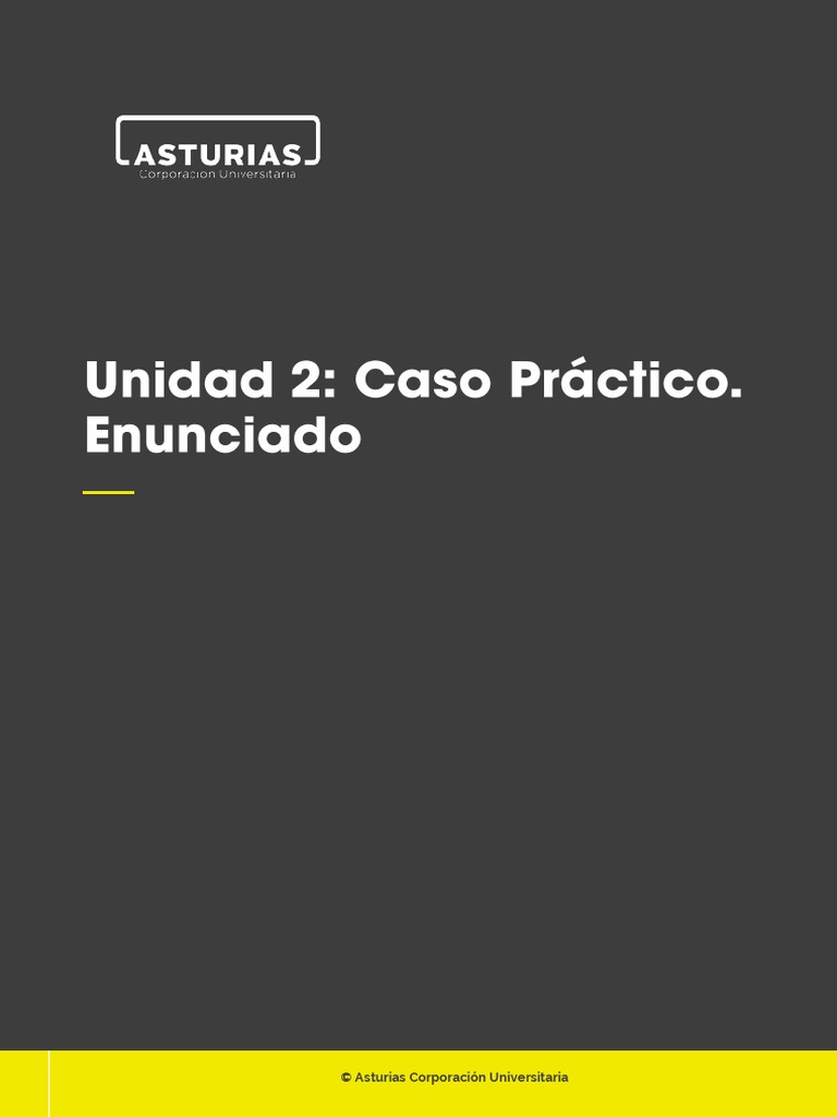 Caso Práctico U2 | PDF | Business | Economias