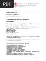 FISPQ-Scott Spray 400ml | PDF | Primeiros socorros | Queimadura