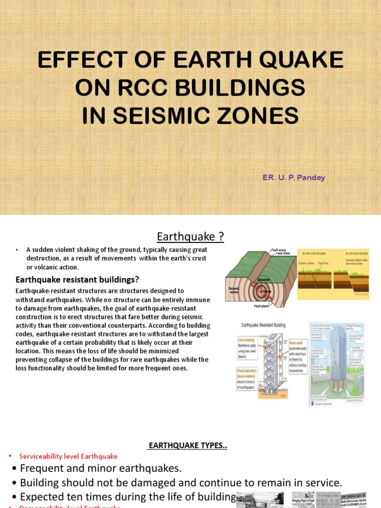 Effect of Earth Quake On RCC Buildings in Seismic Zones | PDF | Earthquakes | Earthquake Engineering