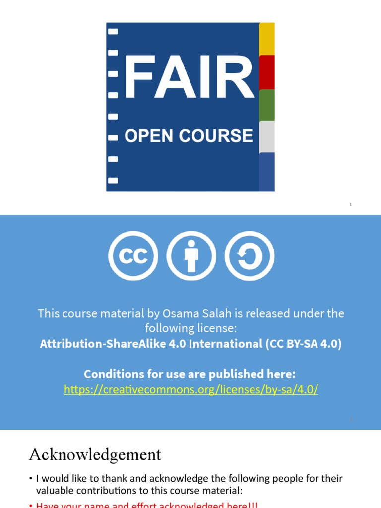 FAIR Open Course - Module 01 - Introduction | PDF | Monte Carlo Method ...