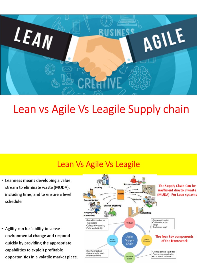 Lean Vs Agile Vs Leagile Supply Chain | PDF | Lean Manufacturing | Supply Chain