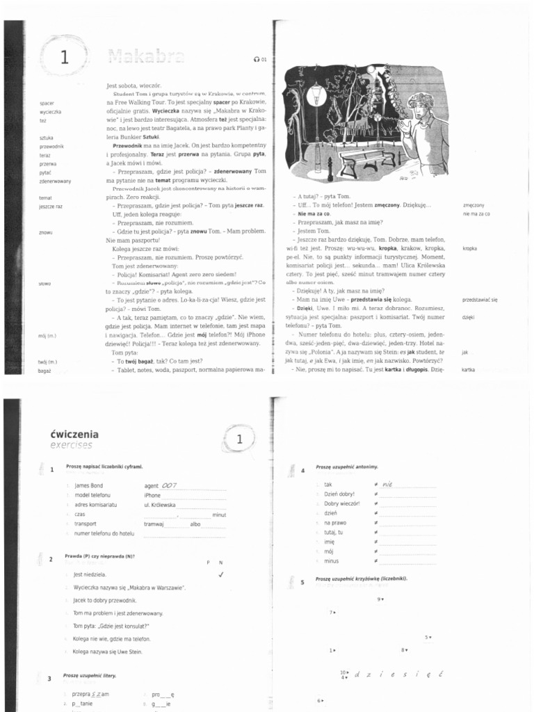 Czytaj Krok Po Kroku Lekcja 1 | PDF