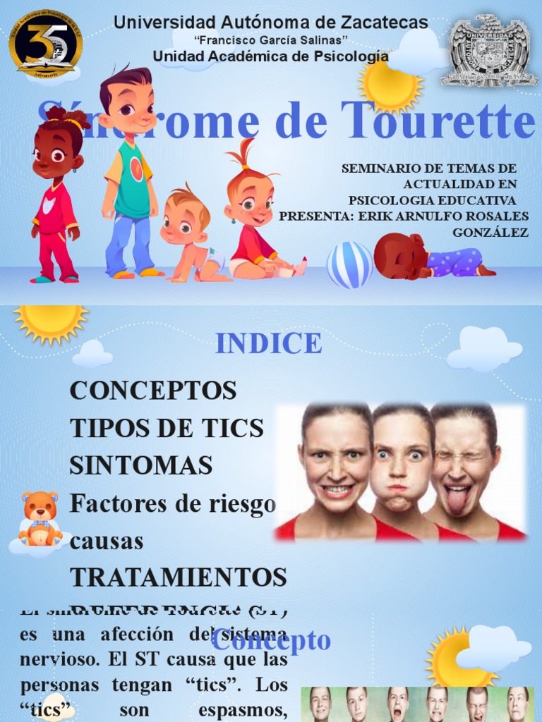 Síndrome de Tourette: Conceptos, síntomas, diagnóstico y tratamientos | PDF | Síndrome de ...