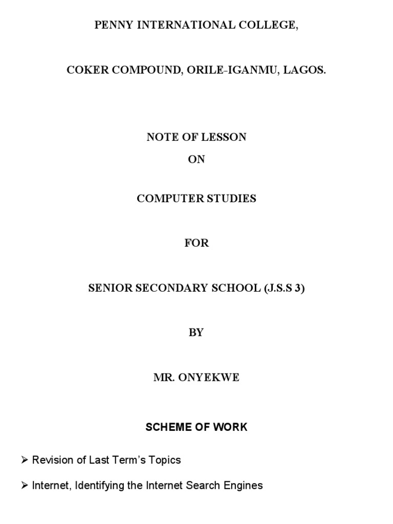 COMP-JS3-1ST-TERM-COVER-PAGE-AND-NOTE | PDF | World Wide Web | Internet ...