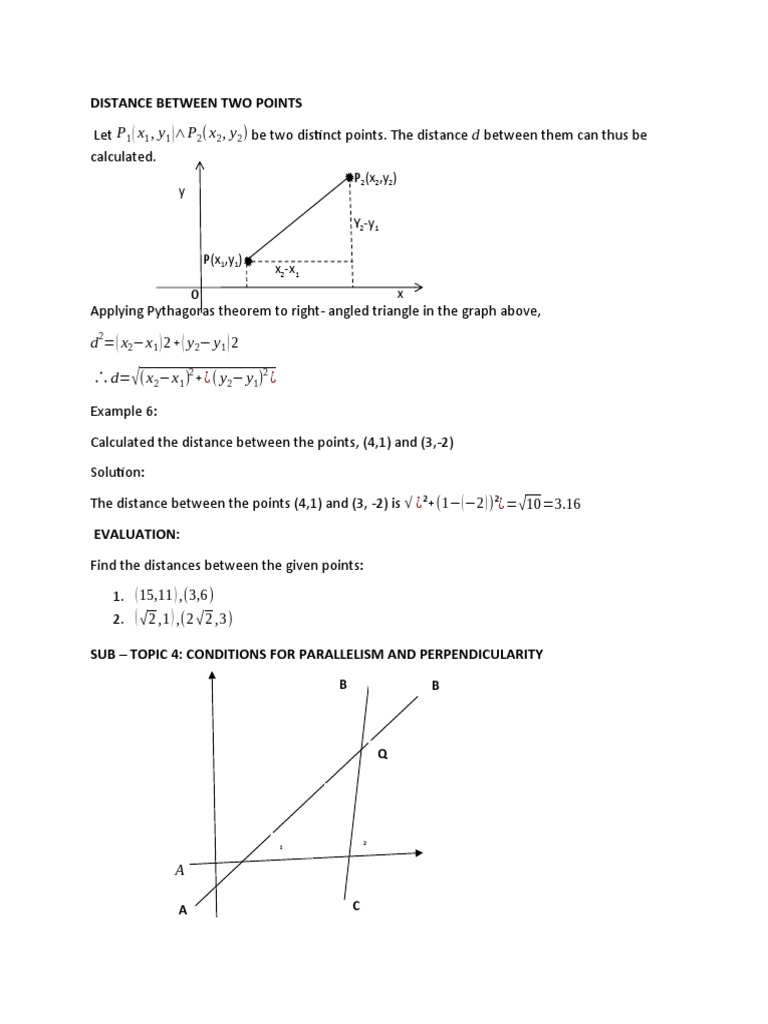 Ss 1 Further Mathematics Lesson 5 | PDF | Triangle | Perpendicular