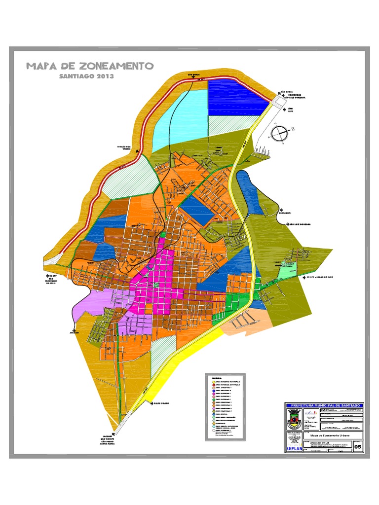 05 - Mapa Zoneamento Atualizado 2013 | PDF