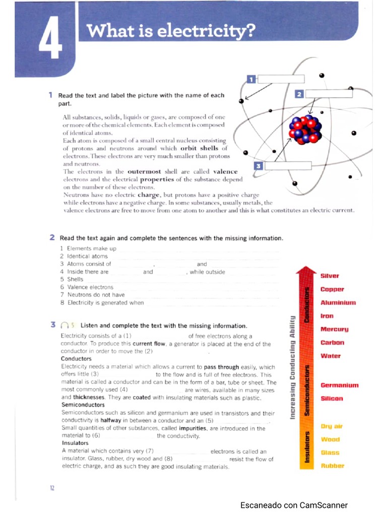Unit 4 - Electricity | PDF