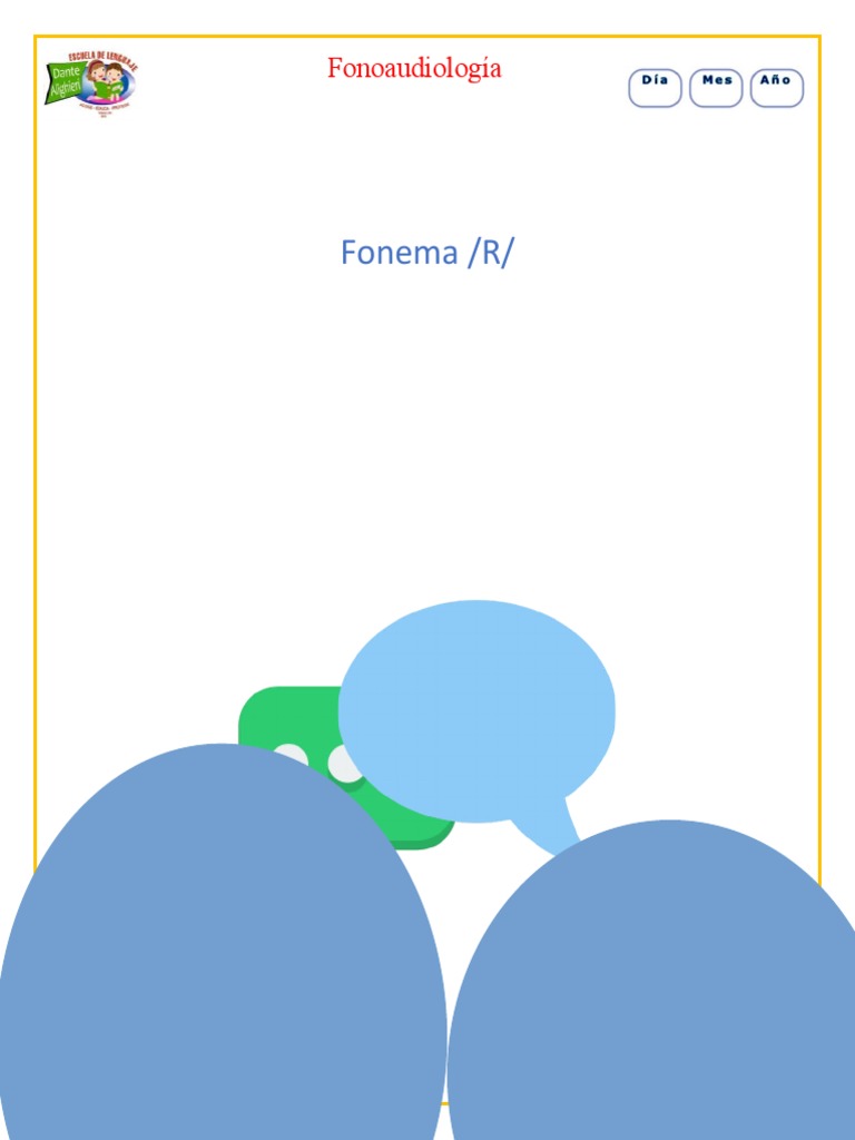 Ejercicios para Producir el Fonema /R/ | PDF | Vocal | Lingüística