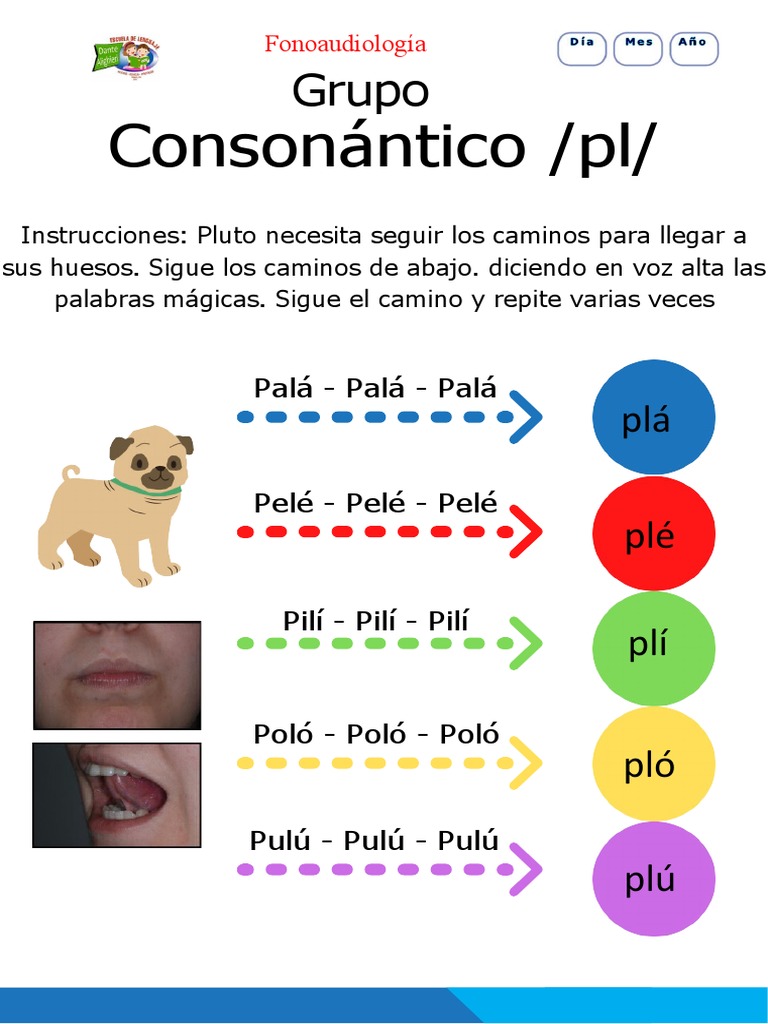 Grupo Consonántico PL | PDF