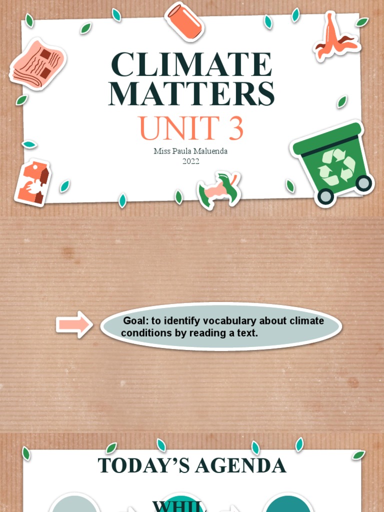 Climate Conditions: Identifying Key Vocabulary Related to Climate ...