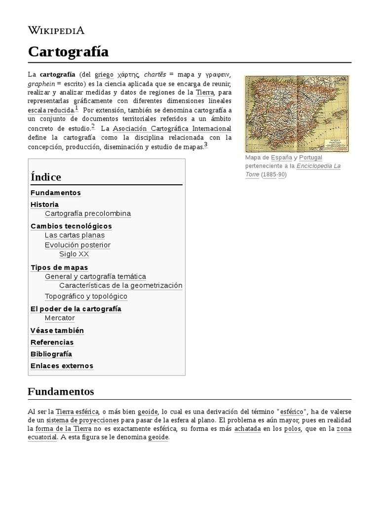 Cartografía | PDF | Cartografía | Mapa