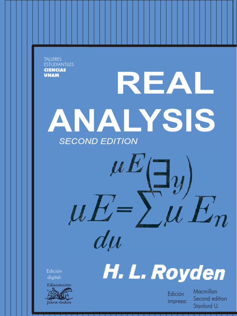 Royden 1968 Real Analysis Book | PDF