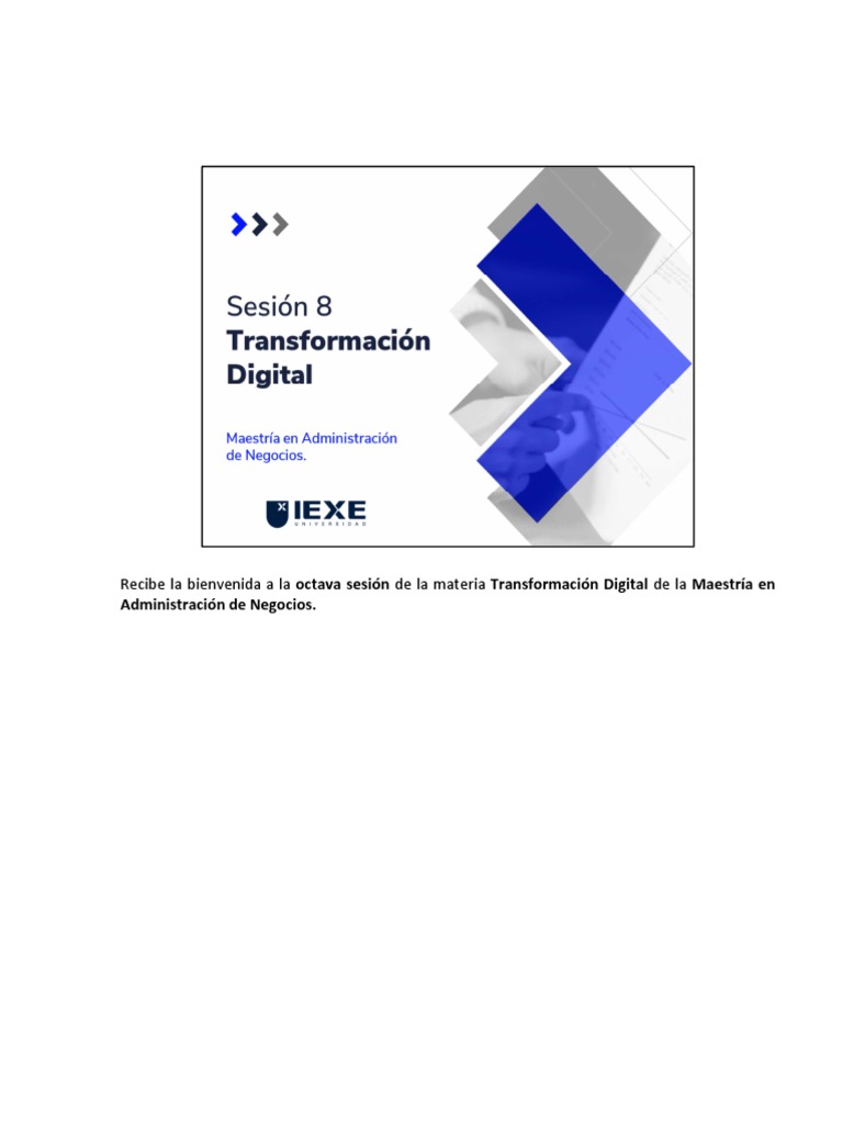Scorm1 La Ruta De La Transformacion Digital Pdf Planificación Business
