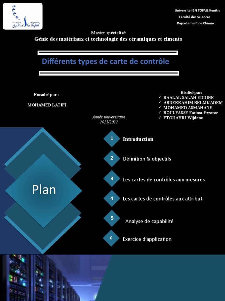 Types de cartes de contrôle en qualité | PDF | Méthodes d'évaluation ...