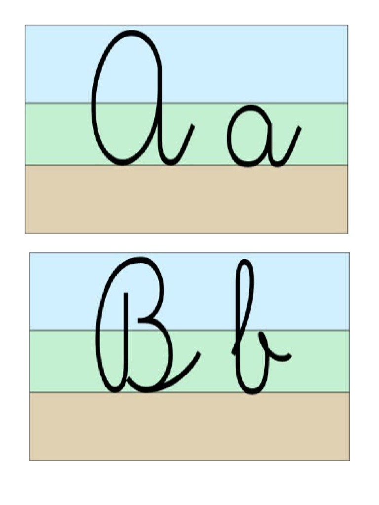 Abecedario Riel Caligrafico | PDF