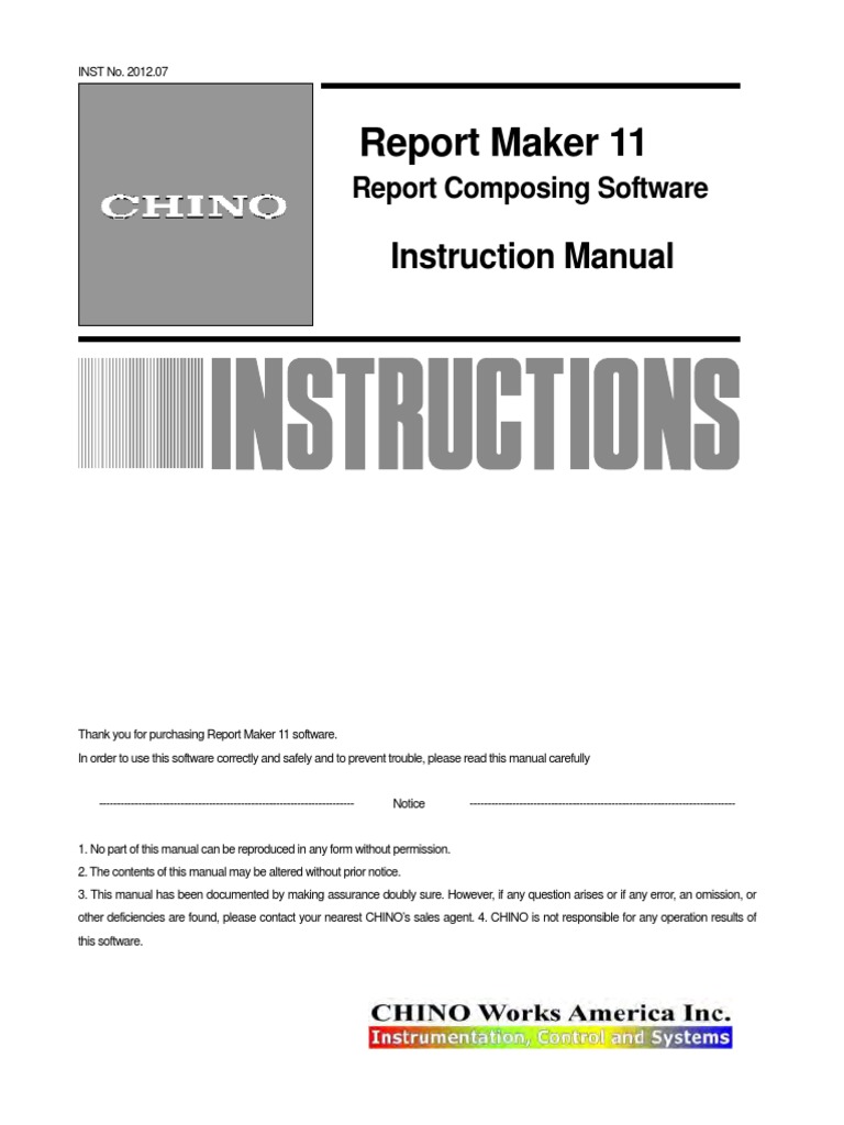 Report Maker Manual | PDF | Microsoft Windows | Windows Vista