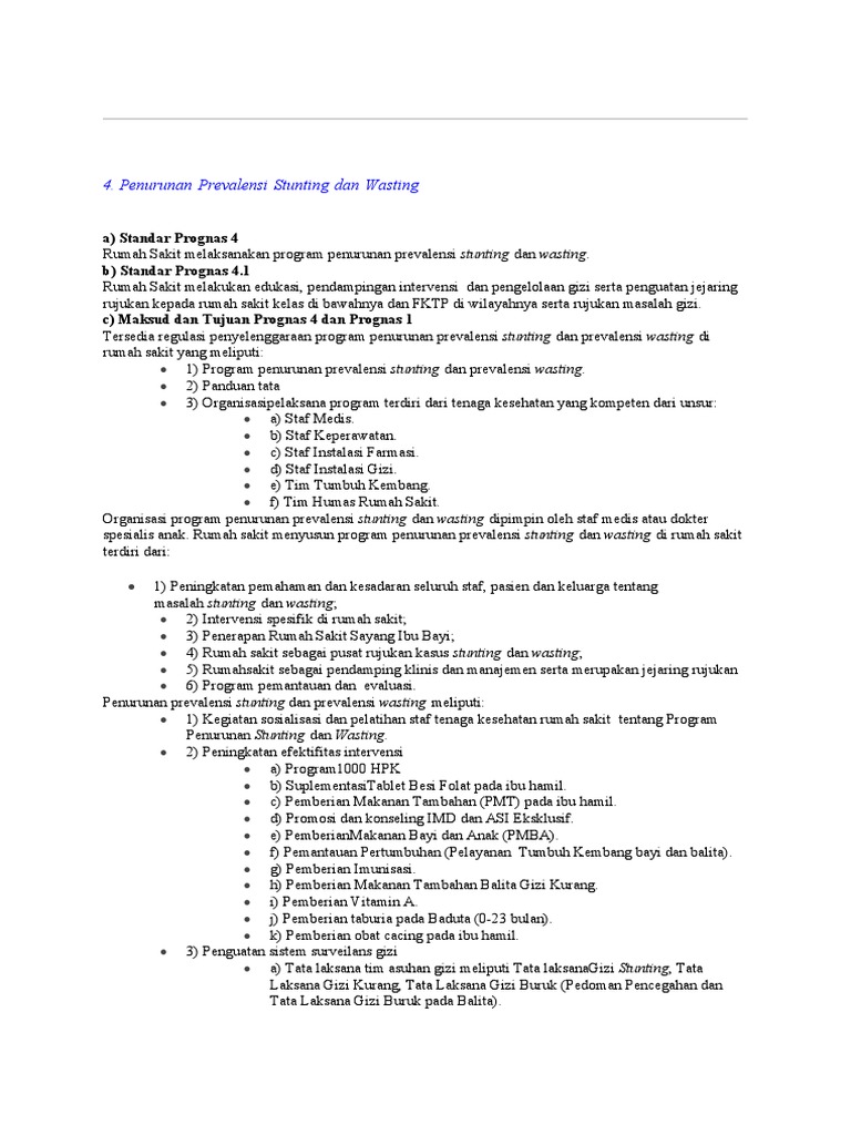 Standar Prognas 4 | PDF