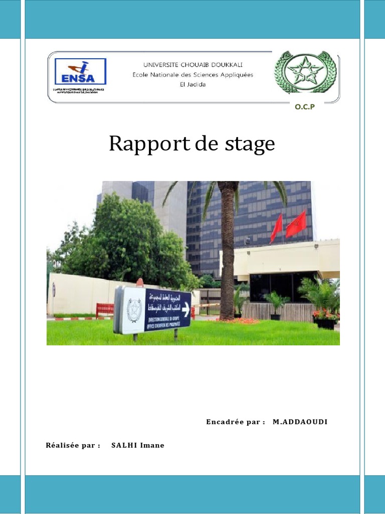 Rapport de Stage Ocpdocx | PDF | Gestion des ressources humaines | Économie