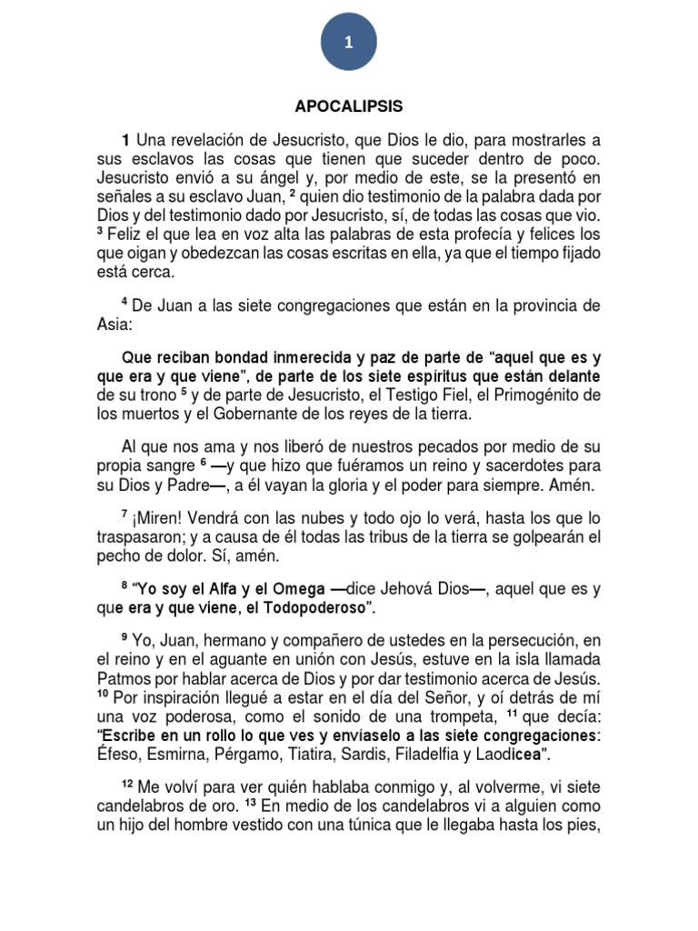 Z21 Apocalipsis 1 3 Pdf La Bestia Revelación Satán