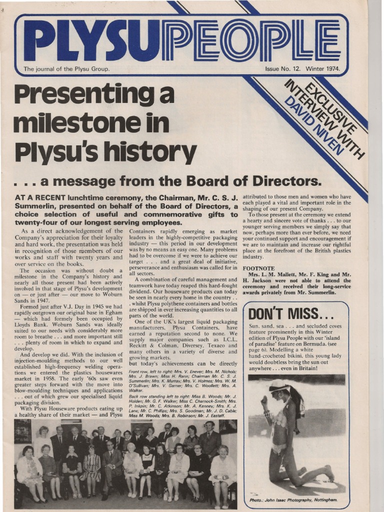 Plysu People No.12 Winter 1974 | PDF | Pub | Bermuda