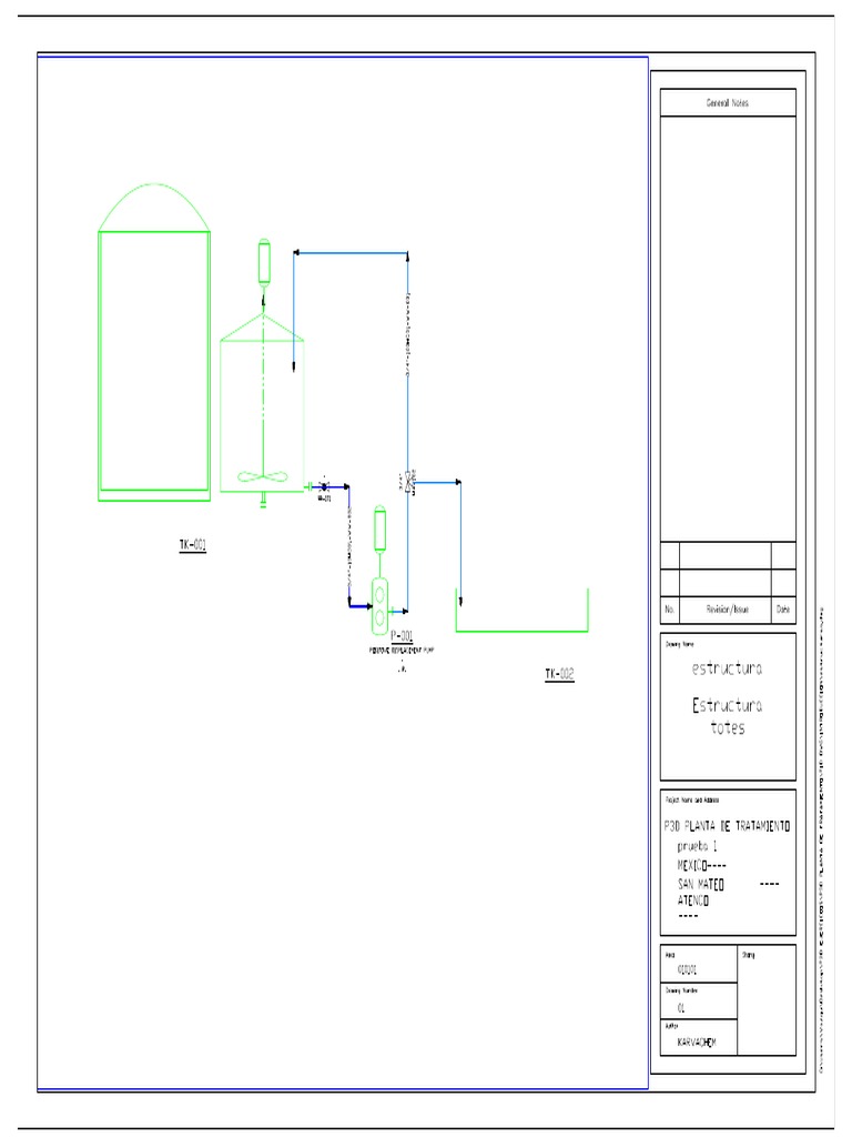 Estructuras-PID ISO A1 Title Block | PDF
