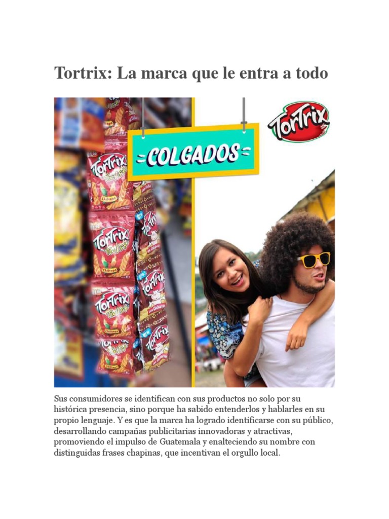 Tortrix: Orgullo Chapín en Publicidad | PDF | Marca | Guatemala