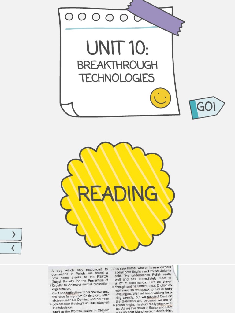 Unit 10 - Breakthrough Technologies-Comprimido | PDF