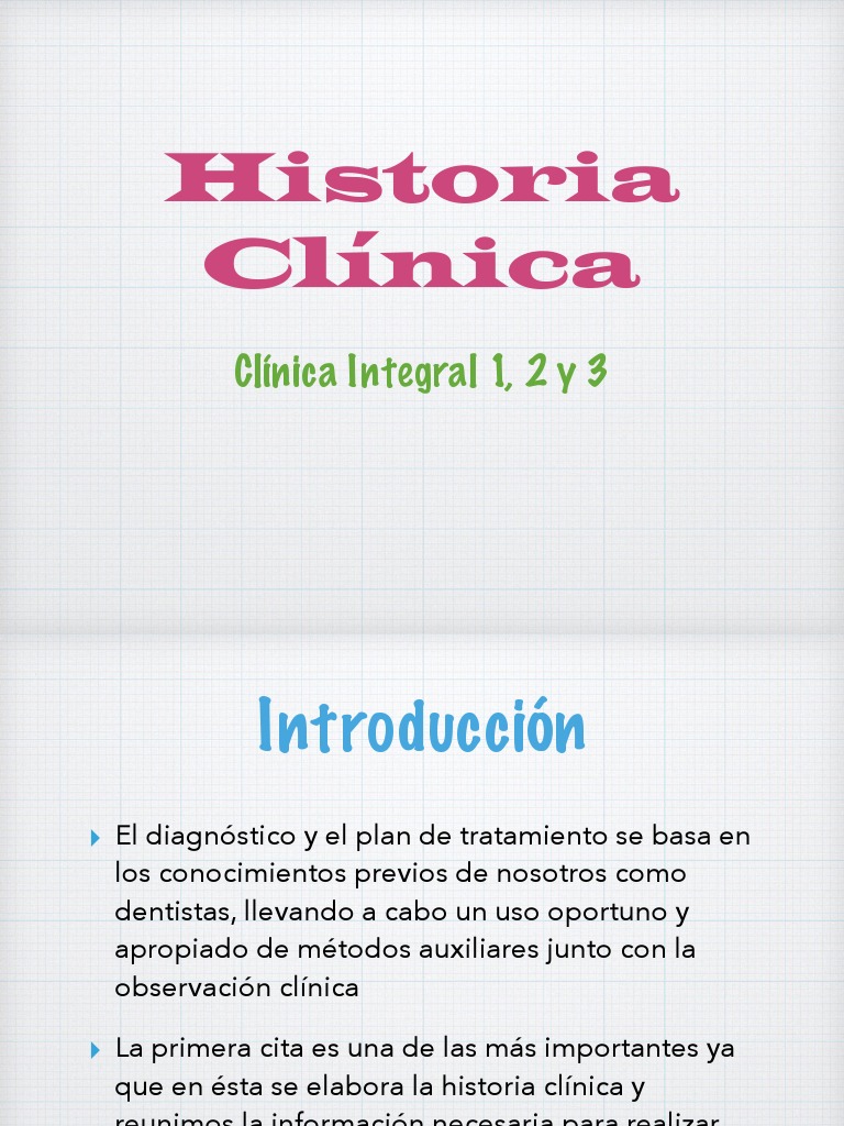 Historia Clinica | PDF | Diagnostico medico | Historial médico